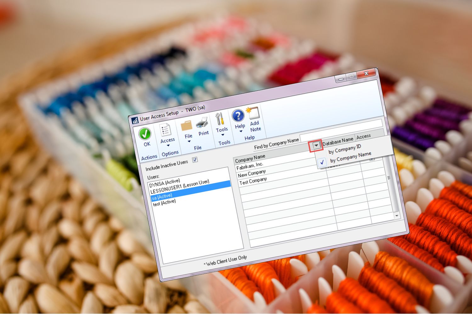 How To Sort Companies in User Access Setup - CSSI
