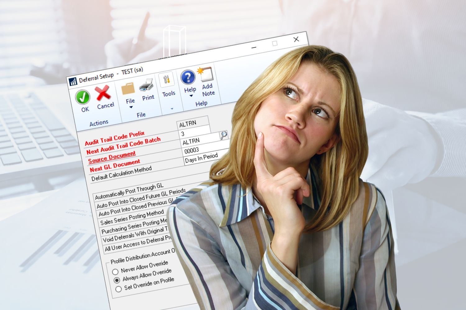 How to defer revenue and distribute expenses to future periods in GP - CSSI