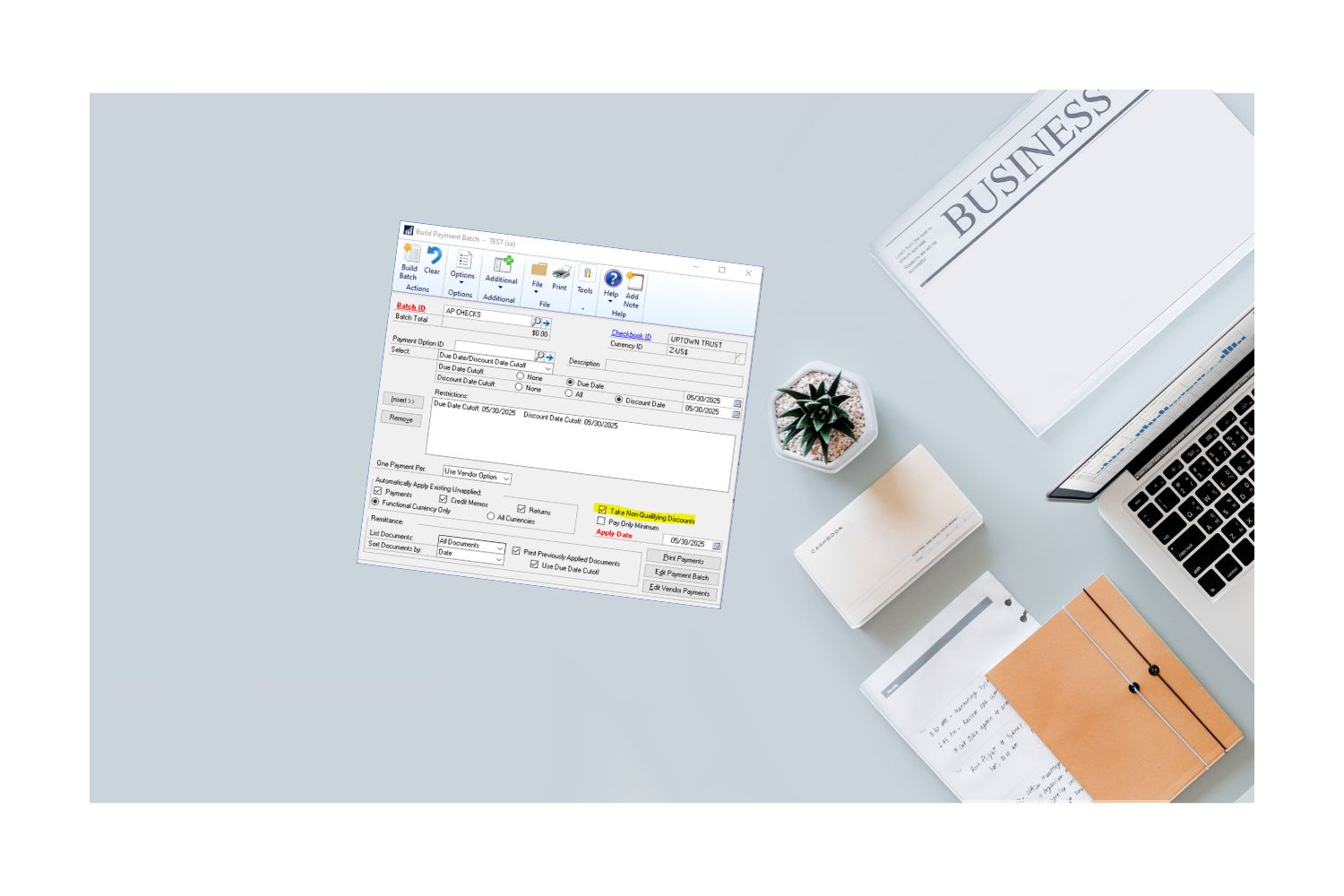Taking Non-Qualifying Vendor Discounts in GP - Dynamics GP Support in PA - CSSI Technologies LLC