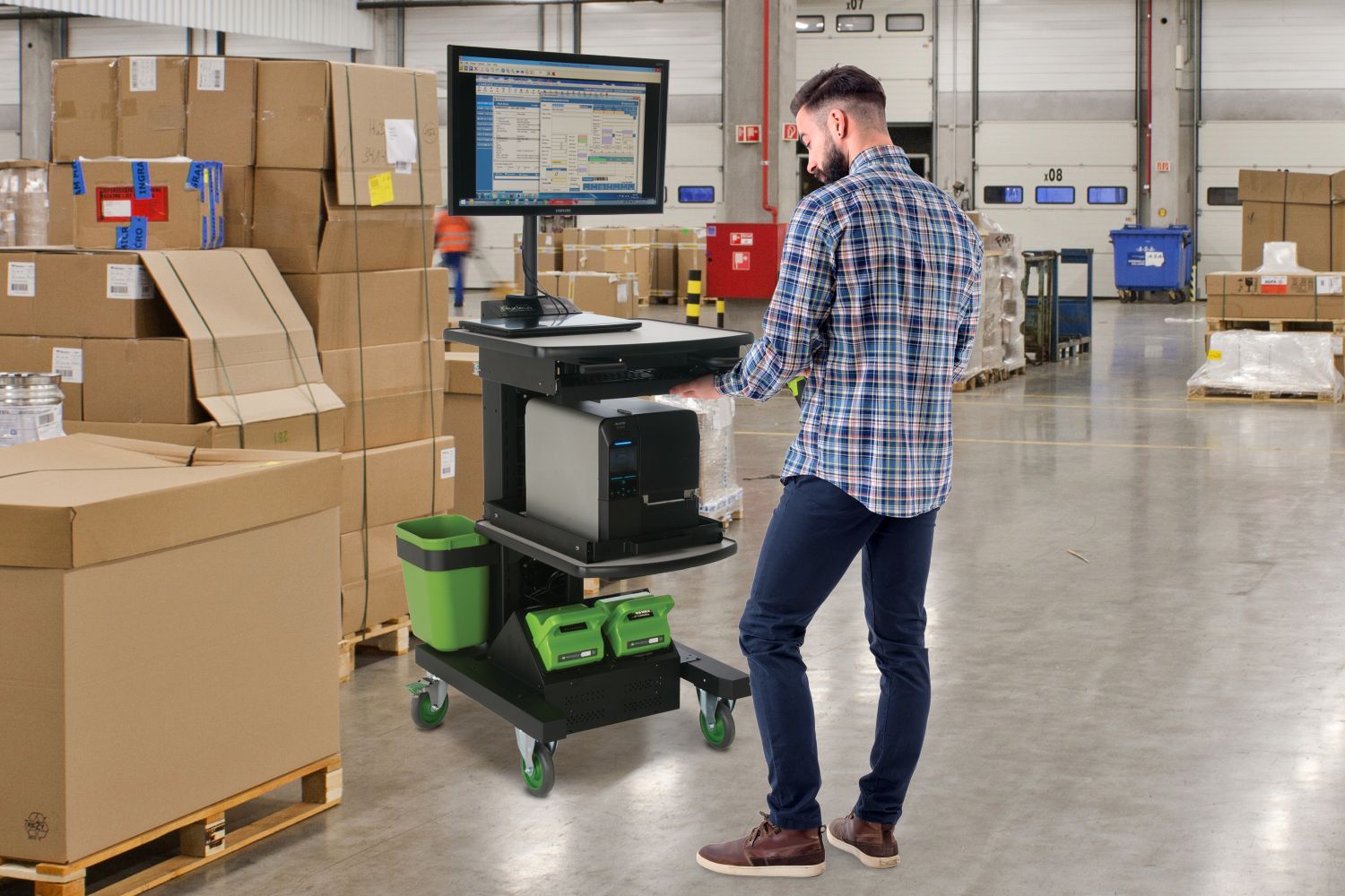 Enhance your warehouse productivity with powered carts