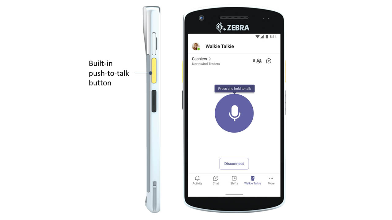 Zebra Rugged Mobile Computers Support Microsoft Teams Walkie-Talkie App ...